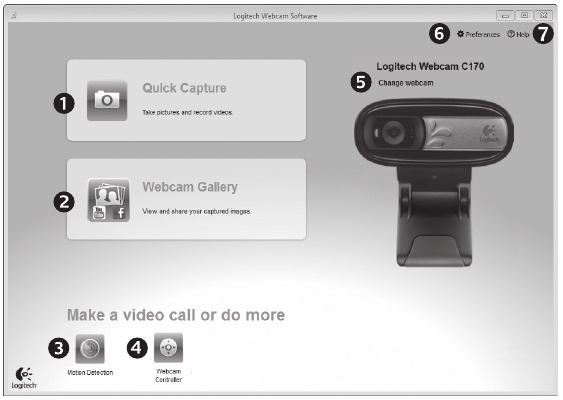 Logitech C170 - Webcam Quick Start Manual | ManualsLib