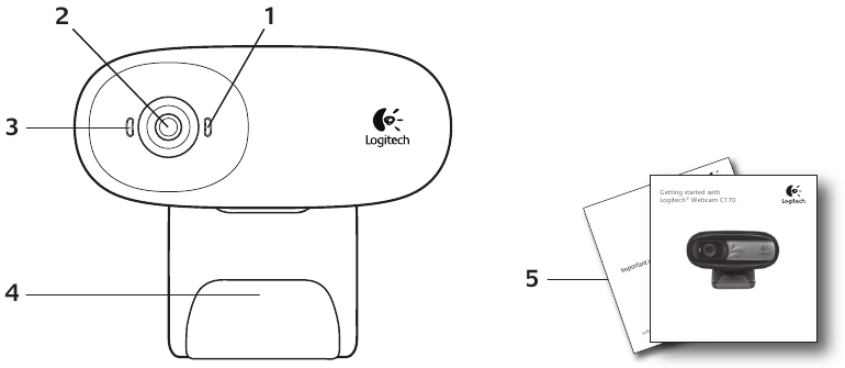 Logitech C170 - Webcam Quick Start Manual | ManualsLib