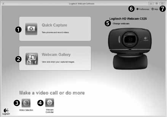 Logitech c525 - Portable HD 720p Video Webcam with Autofocus Quick ...