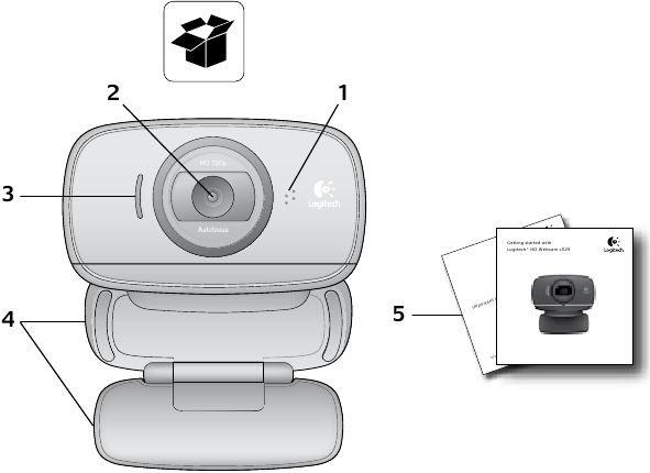 Logitech c525 - Portable HD 720p Video Webcam with Autofocus Quick ...