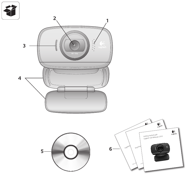 Logitech C510 - 720p HD Webcam Quick Start Manual | ManualsLib