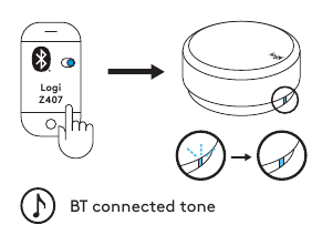 Logitech Z407 - Bluetooth Computer Speaker System with Wireless Control Manual | ManualsLib