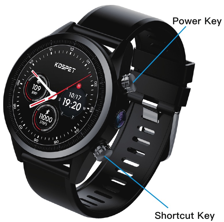 KOSPET HOPE - Ceramic Smartwatch with 3GB+32GB memory Manual | ManualsLib
