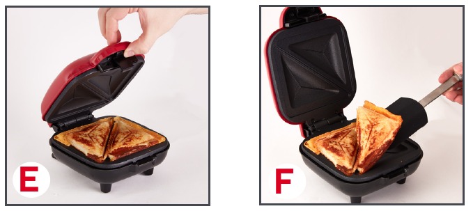 Dash DPM200 - Pocket Sandwich Maker Manual & Recipes | ManualsLib