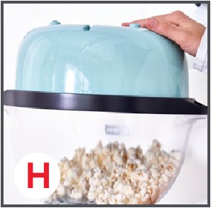 Dash DSSP300 - SmartStore Stirring Popcorn Maker Manual & Recipes ...