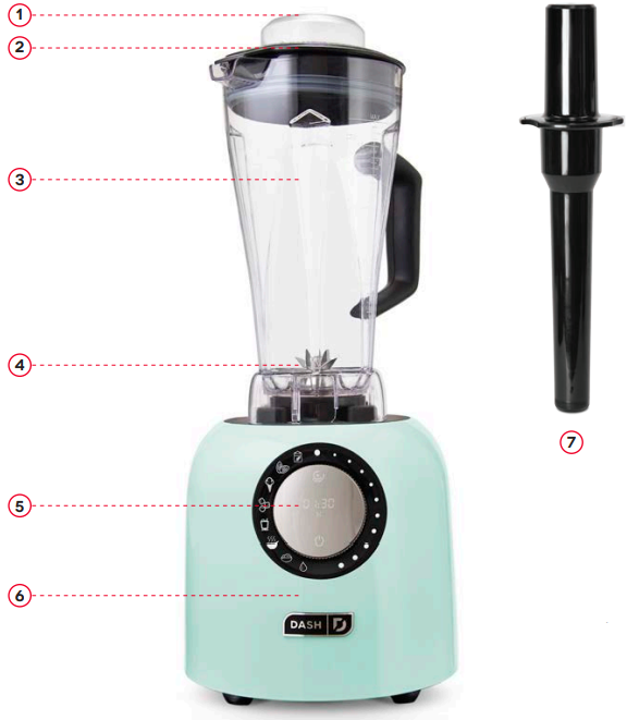Dash DPB600 - Digial blender Manual | ManualsLib