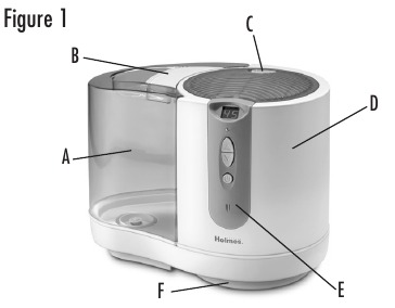 Holmes HM1865P - Cool Mist Humidifier with Permanent Filter Manual ...