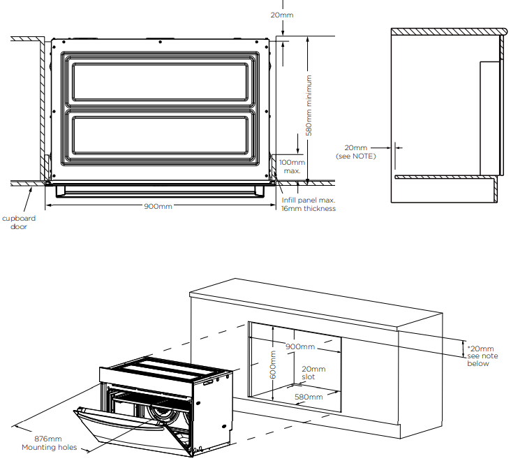 Westinghouse WVE9515SD - 90cm ELECTRIC BUILT-IN OVENS Manual | ManualsLib