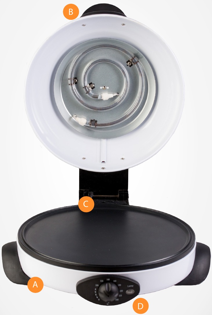 Gourmia GBM3400 - Flatbread Maker Manual | ManualsLib