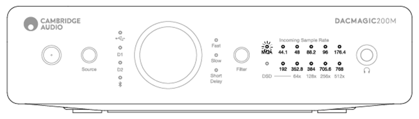 Cambridge Audio DacMagic 200M - MQA HiFi DAC and Headphone Amplifier ...