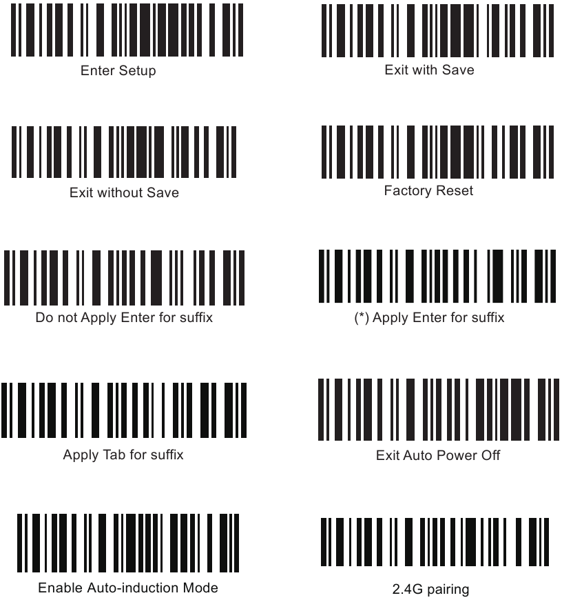 Inateck BCST-20 - 2.4GHz Wireless Barcode Scanner Manual | ManualsLib