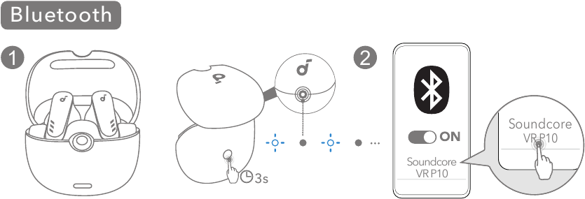 Soundcore VR P10 - Wireless Gaming Earbuds Manual | ManualsLib