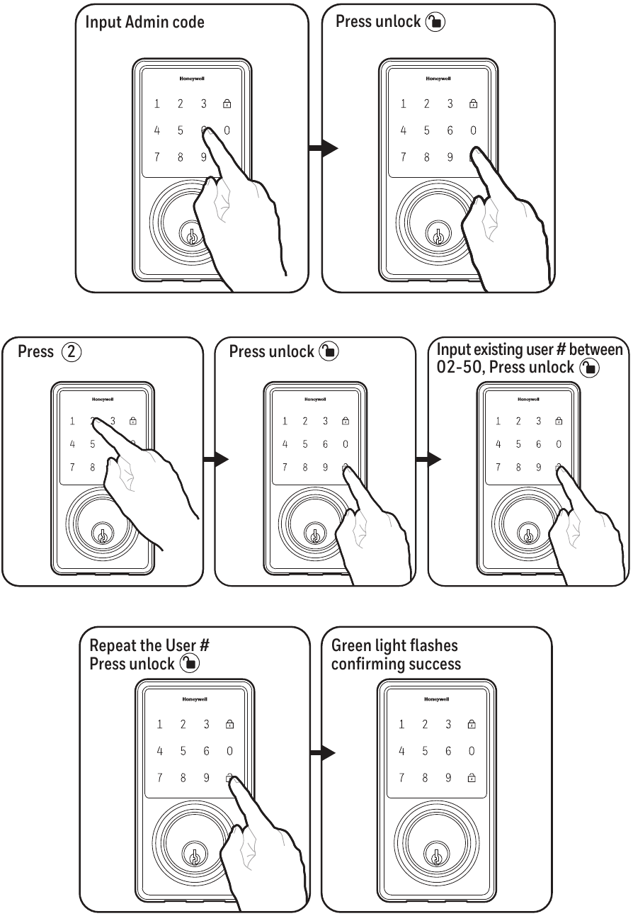 Honeywell 8733500 - Digital Touchscreen Deadbolt Instructions | ManualsLib