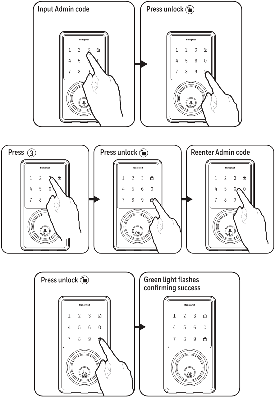 Honeywell 8733500 - Digital Touchscreen Deadbolt Instructions | ManualsLib