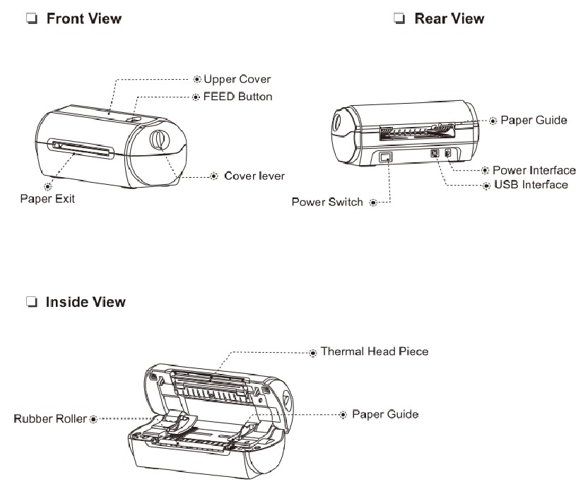 Rongta Technology RP422 - Label Printer Manual | ManualsLib