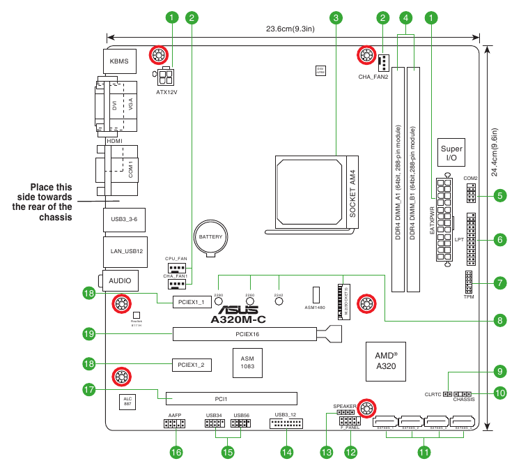 Asus A320M-C - Motherboard Manual | ManualsLib