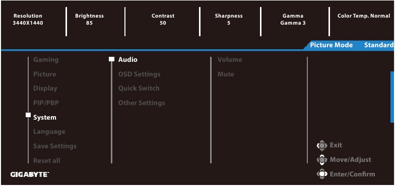 GIGABYTE G34WQC A - Gaming Monitor Manual | ManualsLib