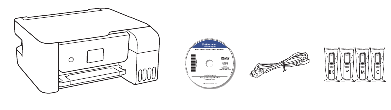 Epson ET-2803, ET-2800 - All-In-Ones Printer Quick Installation Guide ...