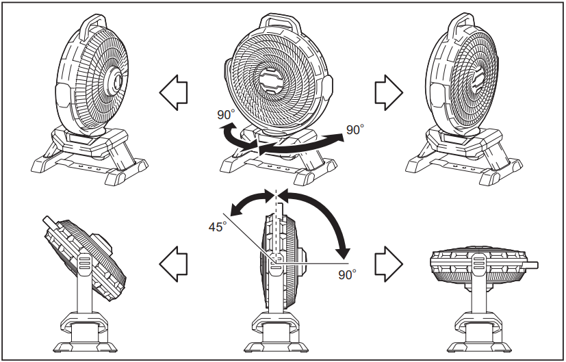 Makita DCF301 - CORDLESS FAN Manual | ManualsLib