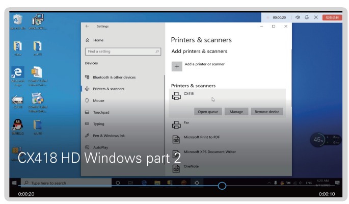 COMER CX418 HD - Logistics Thermal Label Printer Manual | ManualsLib