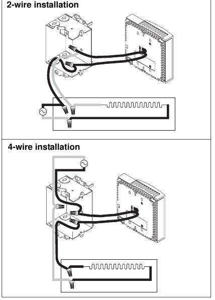Aube Technologies TH104 - Programmable Thermostat Manual | ManualsLib
