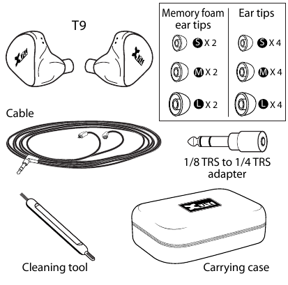 Xvive T9 In-Ear Monitors - Dual Balanced-Armature Drivers Manual ...