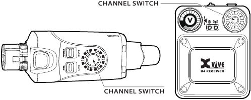 Xvive U4 In-Ear Monitor - Wireless Complete System Manual | ManualsLib