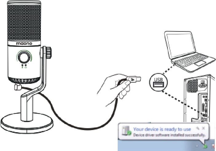 Maono DM30 - Programmable USB Condenser Microphone Manual | ManualsLib