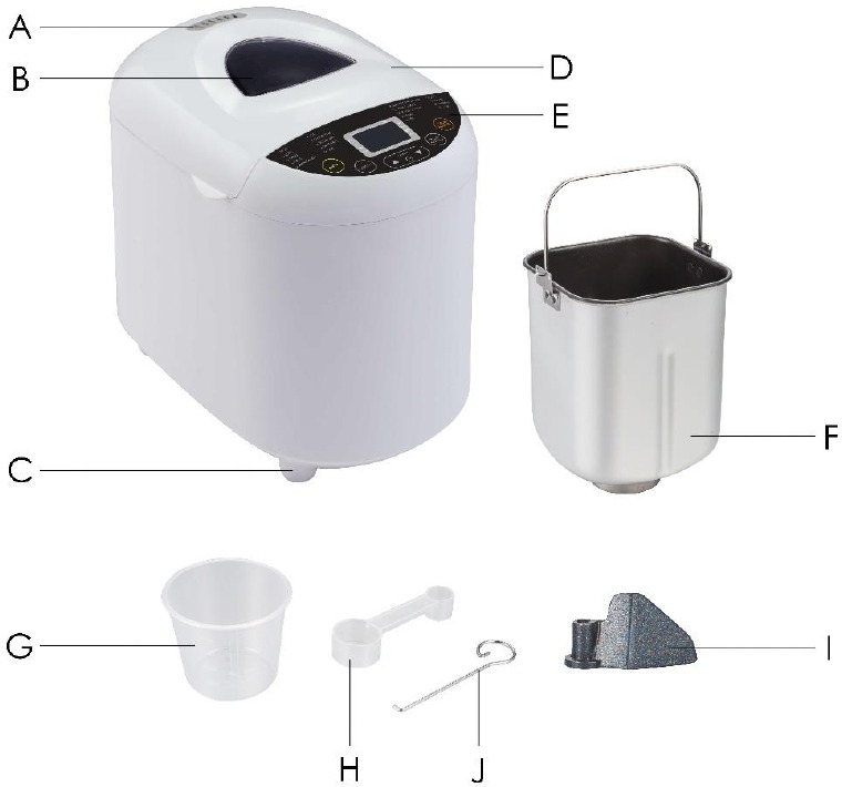 Elite Gourmet EBM8103B - PROGRAMMABLE 2LB. BREAD MAKER Manual | ManualsLib