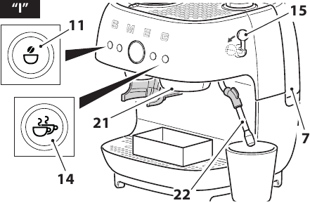 Smeg EGF03 - Espresso Coffee Machine Manual | ManualsLib