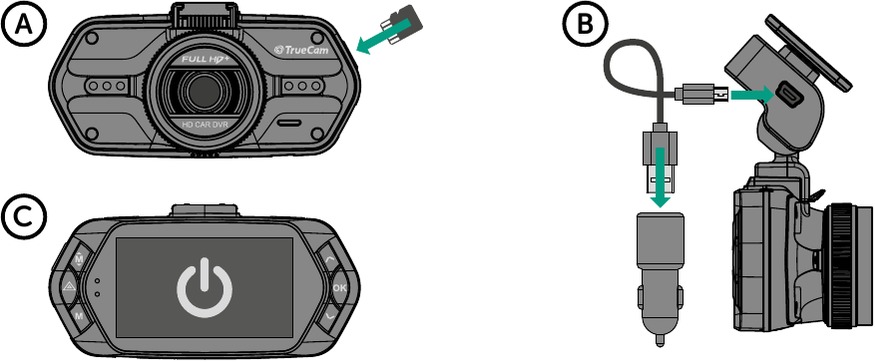 TrueCam A7s - Video Recorder Quick Start Guide | ManualsLib