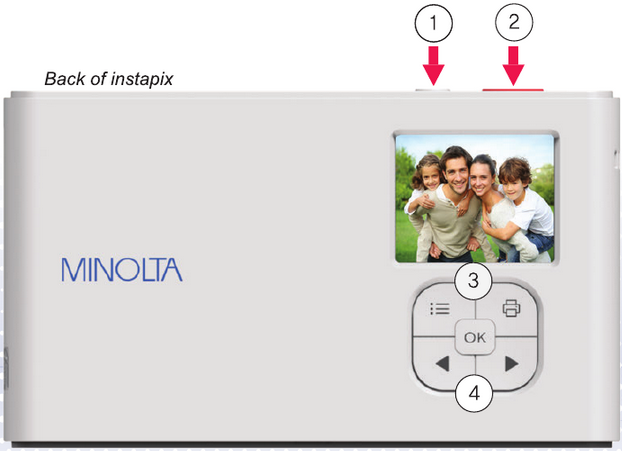 Minolta Instapix MNCP10 - Instant Print Digital Camera & Bluetooth ...
