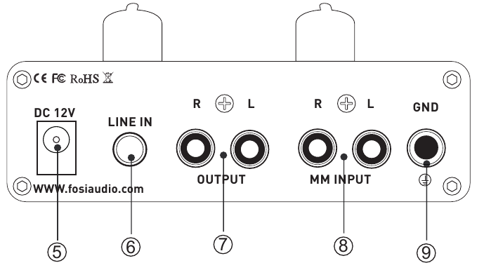 Fosi Audio BOX X4 - Hifi Tube Phono Preamp and Headphone Amplifier ...