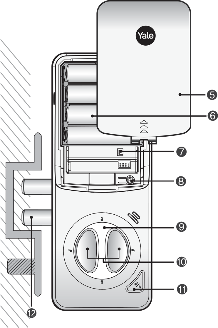 Yale YDG413A - Glass Smart Lock Fingerprint / PIN Code Manual | ManualsLib