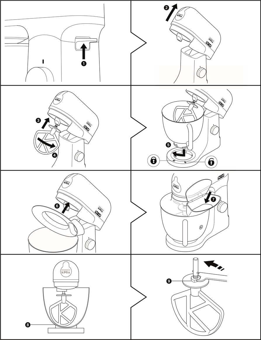 Kenwood kMix KMX75, KMX76 - Stand Mixer Manual | ManualsLib