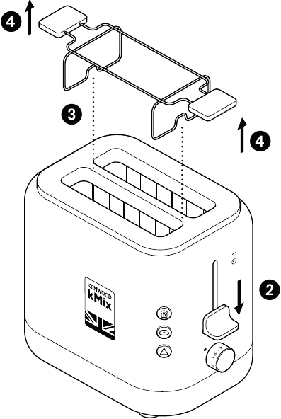 Kenwood kMIX TCX750 - 2 Slot Toaster Manual | ManualsLib