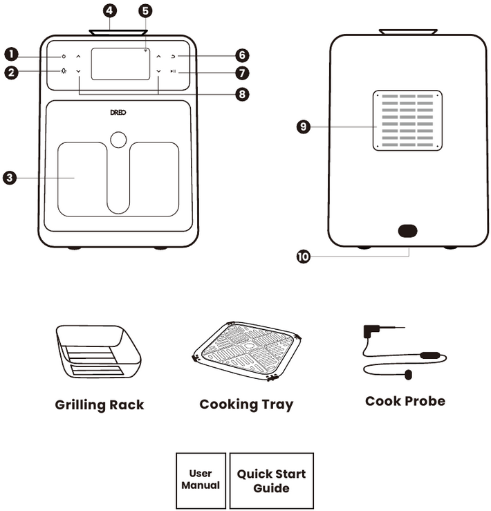 Dreo ChefMaker - Combi Fryer Manual | ManualsLib
