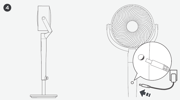 Dreo PolyFan 513S - Max S Smart All-in-One Pedestal Air Circulator Fan ...