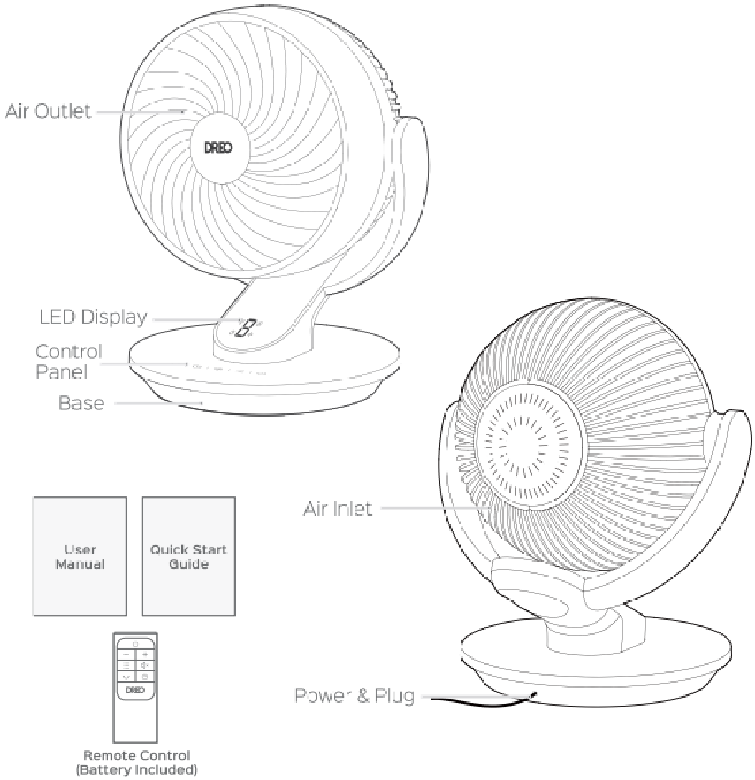 Dreo Lynx CF511 - Air Circulator Fan Manual | ManualsLib