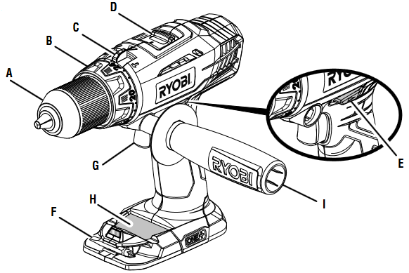 Ryobi P214 - 18 VOLT HAMMER DRILL Manual | ManualsLib