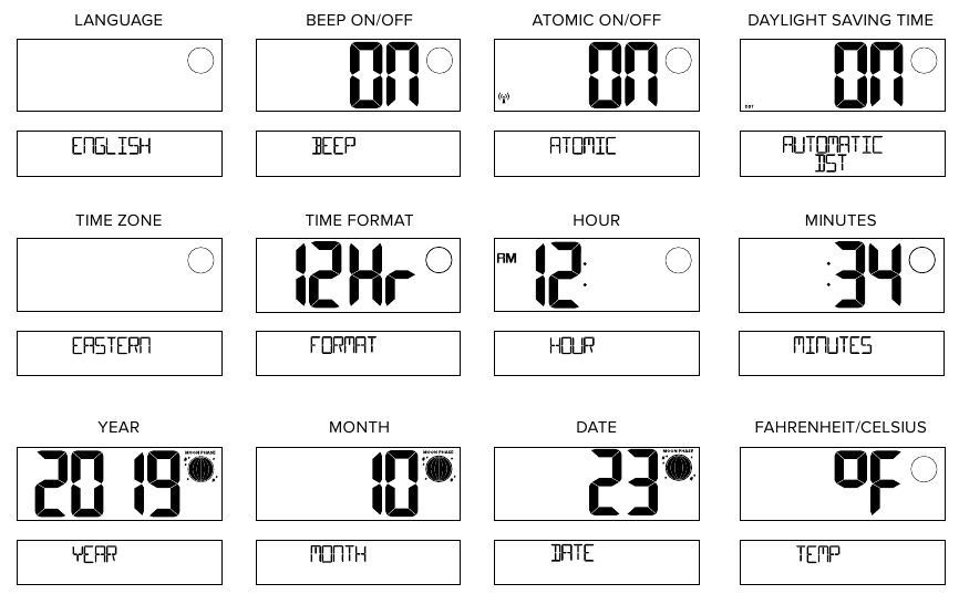 La Crosse Technology W86111V2 - Digital Atomic Wall Clock Manual | ManualsLib