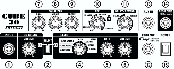 Roland CUBE 30 - Guitar Amplifier Manual | ManualsLib