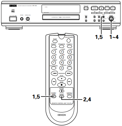 Denon CDR-1000 - CD RECORDER Manual | ManualsLib