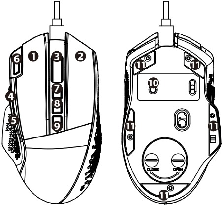 Redragon M991 Enlightment - Wireless Gaming Mouse Manual | ManualsLib
