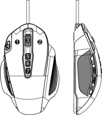 Redragon M805 Hydra - 14400 DPI Gaming Mouse Manual | ManualsLib