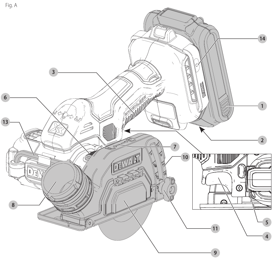DeWalt DCS438 - 3" Cut Off Tool Manual | ManualsLib