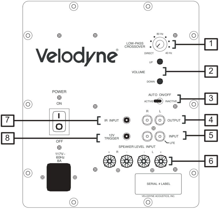 Velodyne Optimum-8, Optimum-10, Optimum-12 - High Output Digital EQ ...