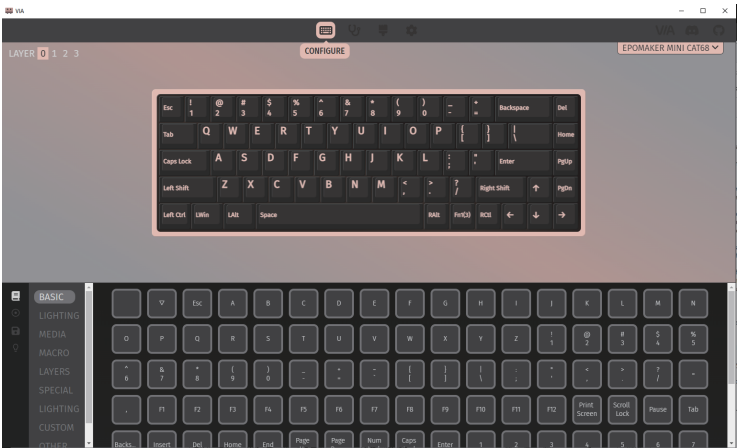 EPOMAKER Mini Cat 68 - Hot Swappable RGB Acrylic Keyboard Kit Quick ...