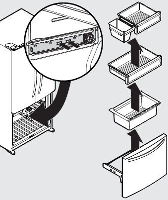 Frigidaire FRFG1723AV - 17.6 Cu. Ft. Counter-Depth French Door ...