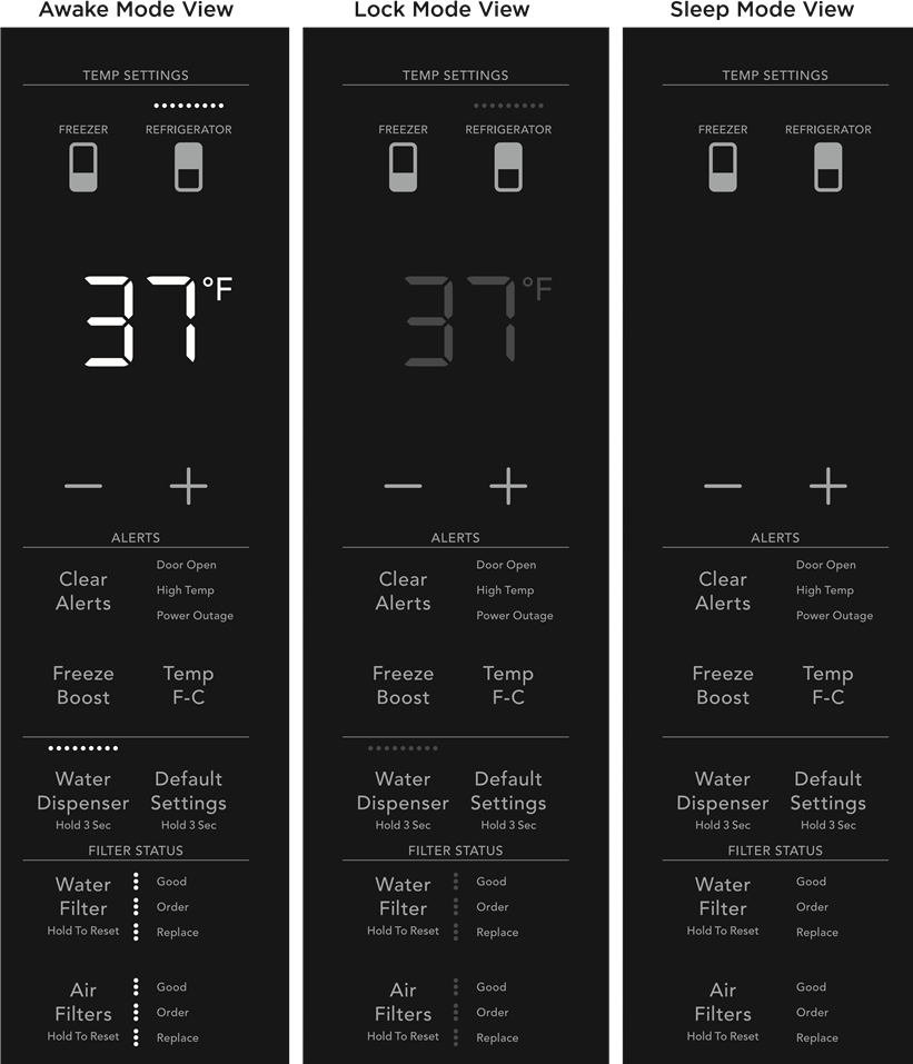 Frigidaire GRFN2853AF - Gallery 28.8 Cu. Ft. French Door Refrigerator ...